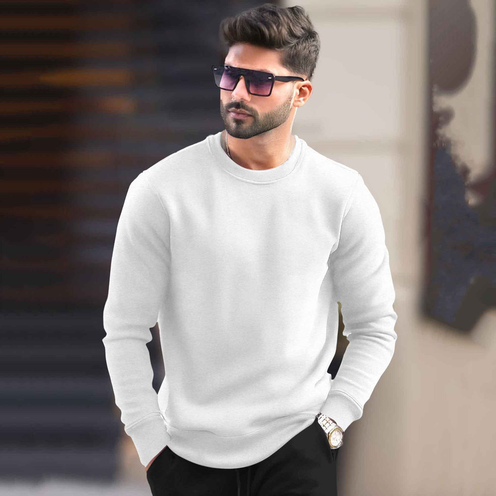 Buy White Sweatshirts For Men Online – TRIPR